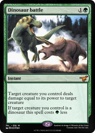 MTGNexus - Dinosaur battle