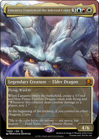 MTGNexus - Lunastra, Empress of Flame // Empress Lance Styx