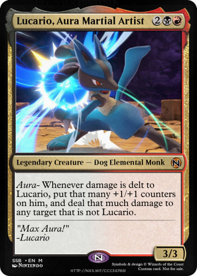MTGNexus - Lucario, Aura Martial Artist