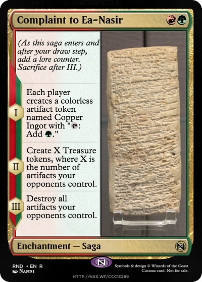 MTGNexus - Complaint to Ea-Nasir
