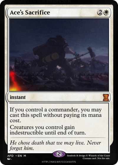 MTGNexus - Ace's Sacrifice
