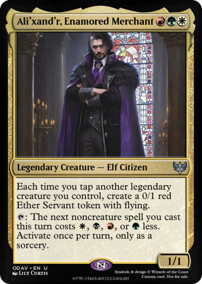 MTGNexus - Ali'xand'r, Enamored Merchant
