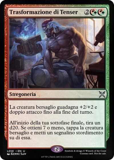 MTGNexus - Trasformazione di Tenser