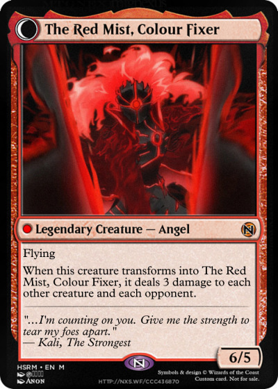 MTGNexus - Kali, The Strongest // The Red Mist, Colour Fixer