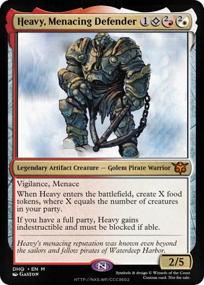 MTGNexus - Heavy, Menacing Defender