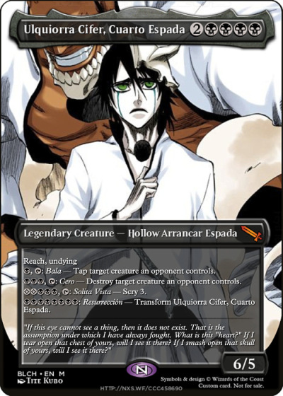 MTGNexus - Ulquiorra Cifer, Cuarto Espada // Ulquiorra Cifer, Murciélago