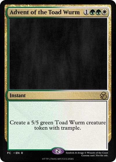 MTGNexus - Advent of the Toad Wurm