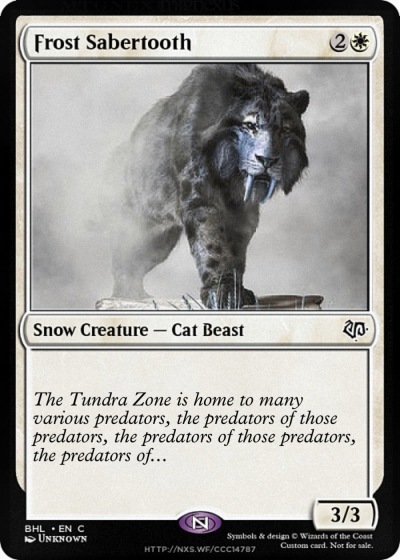 MTGNexus - Frost Sabertooth