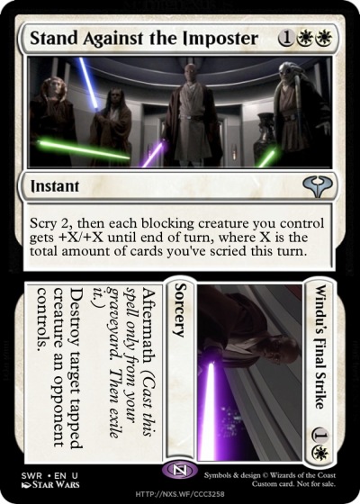 MTGNexus - Stand Against the Imposter // Windu’s Final Strike