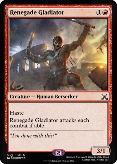 MTGNexus - Renegade Gladiator