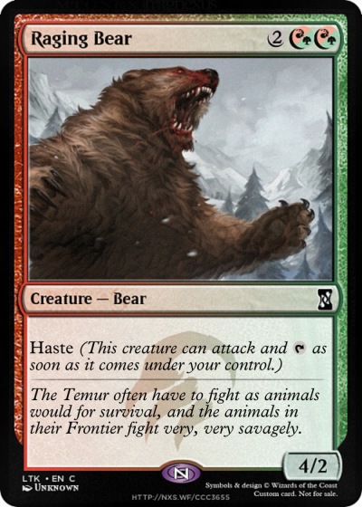 MTGNexus - Raging Bear
