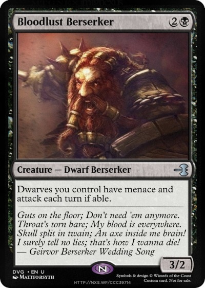 MTGNexus - Bloodlust Berserker