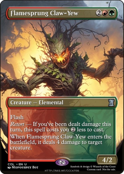 MTGNexus - Flamesprung Claw-Yew