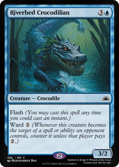 MTGNexus - Riverbed Crocodilian