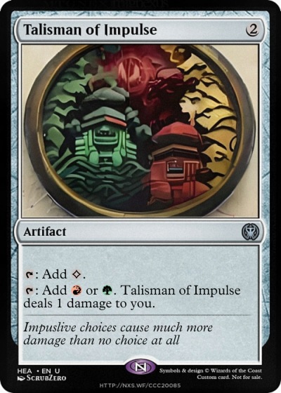 MTGNexus - Talisman of Impulse
