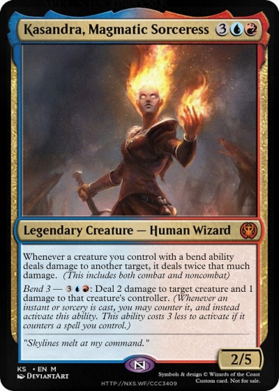 MTGNexus - Kasandra, Magmatic Sorceress