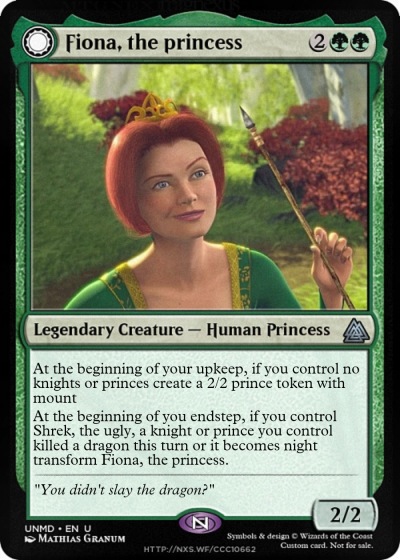 MTGNexus - Fiona, the princess // Fiona, the ogre