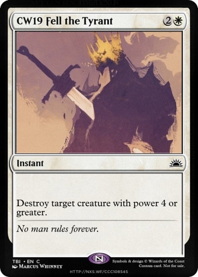 MTGNexus - CW19 Fell the Tyrant