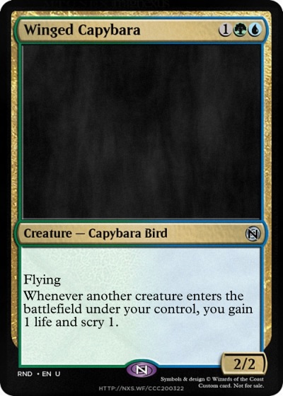 MTGNexus - Winged Capybara