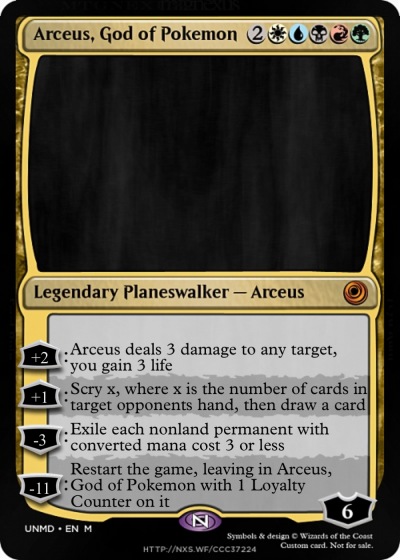 MTGNexus - Arceus, God of Pokemon