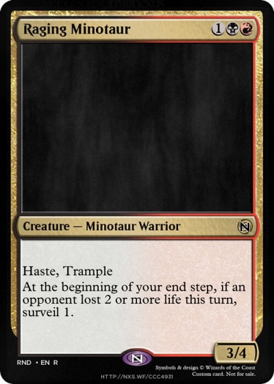 MTGNexus - Raging Minotaur