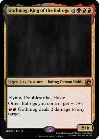 MTGNexus - Gothmog, King of the Balrogs