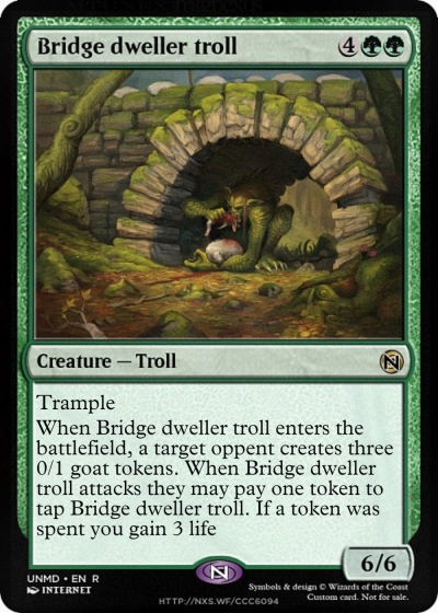 MTGNexus - Bridge dweller troll