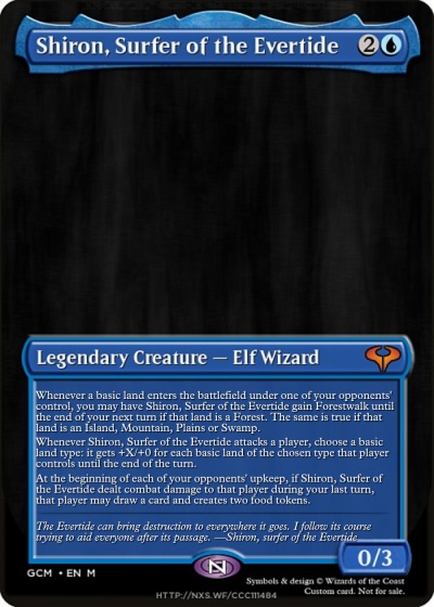 MTGNexus - Shiron, Surfer of the Evertide