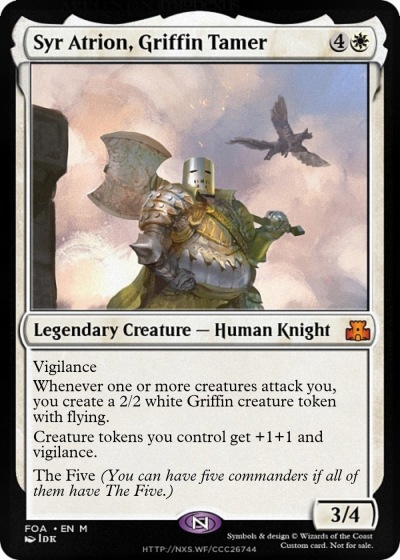 MTGNexus - Syr Atrion, Griffin Tamer