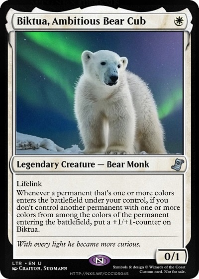MTGNexus - Biktua, Ambitious Bear Cub