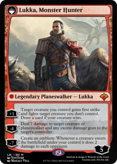 MTGNexus - Lukka, Pub Brawler // Lukka, Monster Hunter