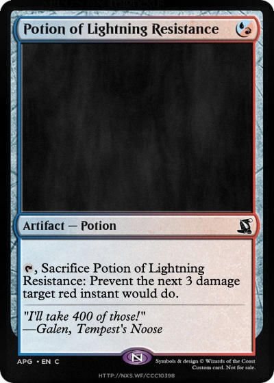 MTGNexus - Potion of Lightning Resistance