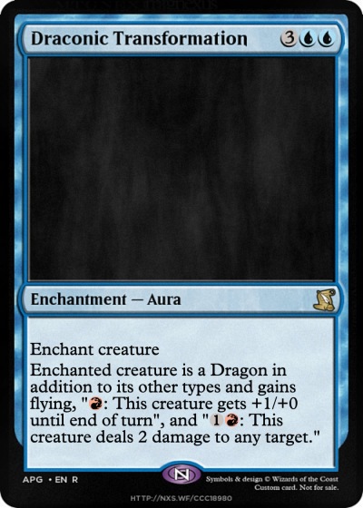 MTGNexus - Draconic Transformation