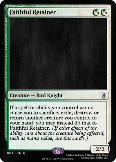 MTGNexus - Faithful Retainer