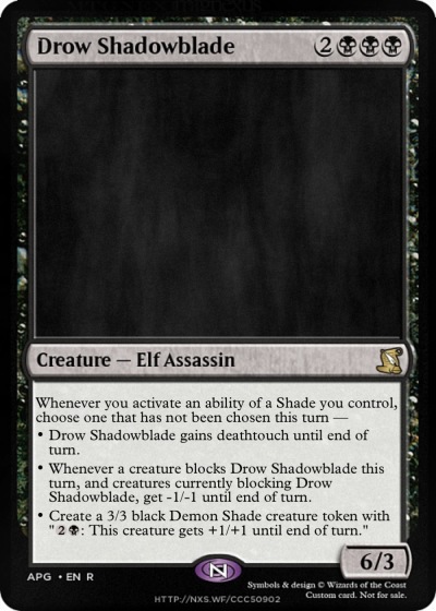 MTGNexus - Drow Shadowblade