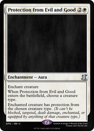 MTGNexus - Protection from Evil and Good