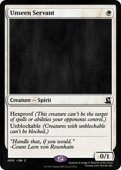 MTGNexus - Unseen Servant