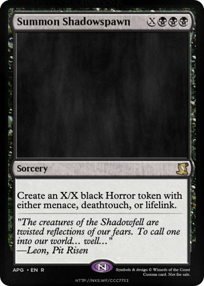 MTGNexus - Summon Shadowspawn