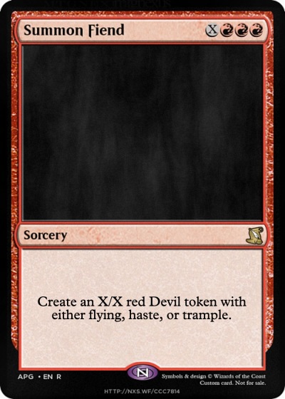 MTGNexus - Summon Fiend