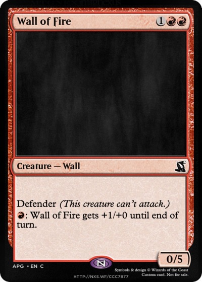 MTGNexus - Wall of Fire