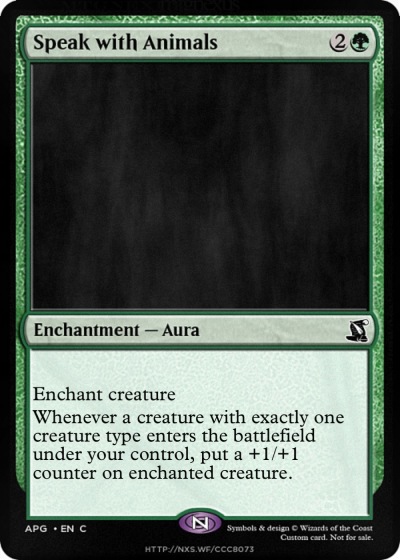 MTGNexus - Speak with Animals