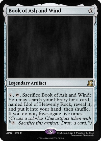 MTGNexus - Book of Ash and Wind