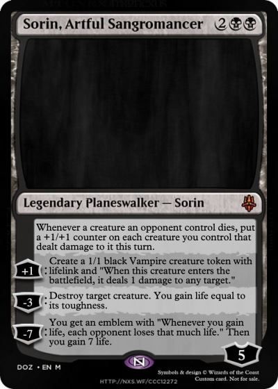 MTGNexus - Sorin, Artful Sangromancer