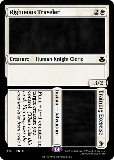 MTGNexus - Righteous Traveler // Training Exercise