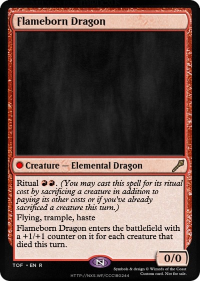MTGNexus - Flameborn Dragon