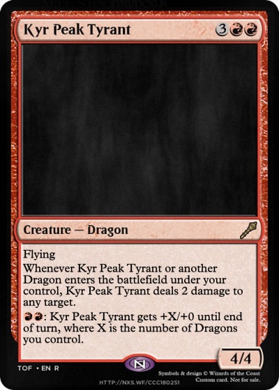 MTGNexus - Kyr Peak Tyrant