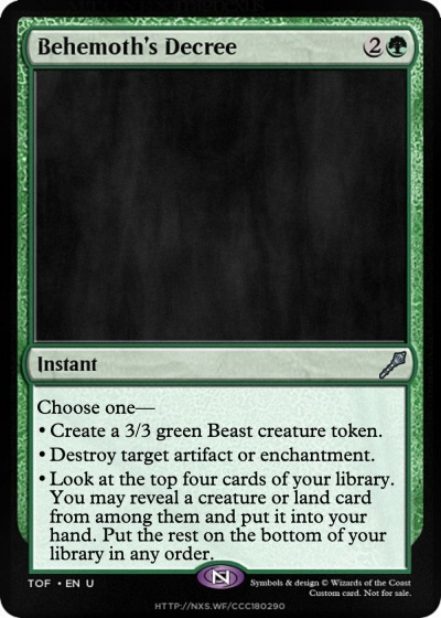 MTGNexus - Behemoth's Decree