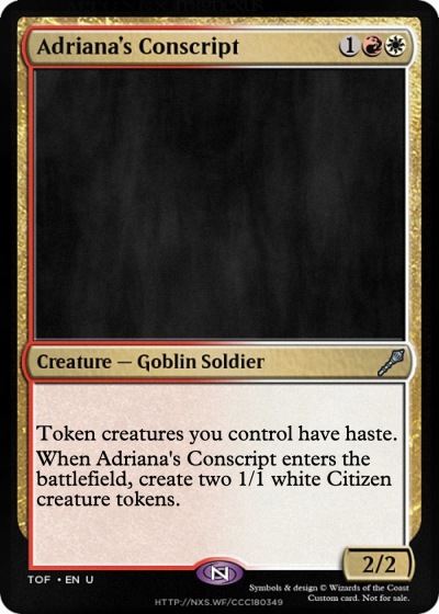 MTGNexus - Adriana's Conscript