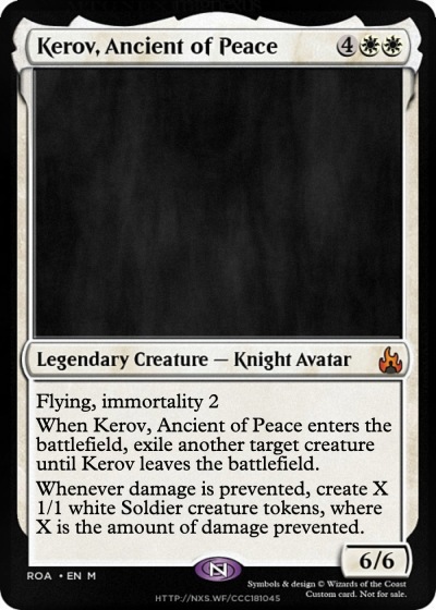MTGNexus - Kerov, Ancient of Peace