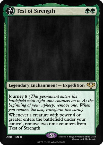 MTGNexus - Test of Strength // Rhonas's Staff